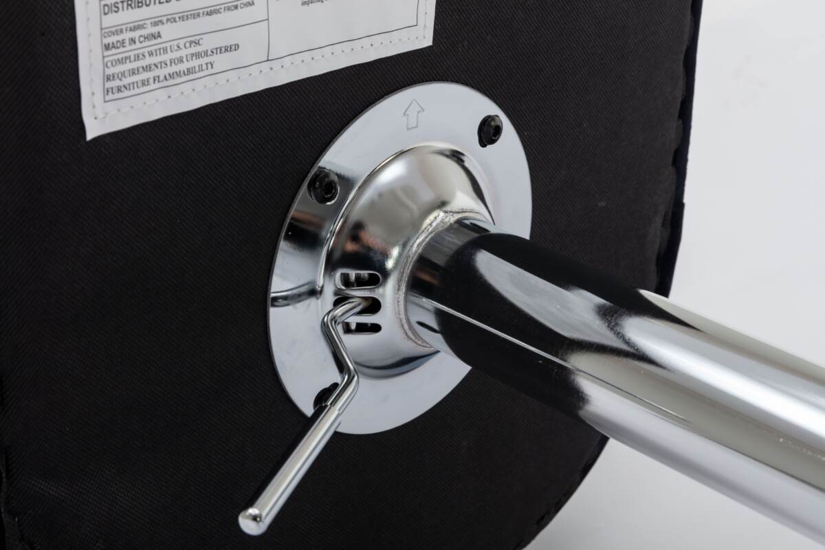 Height Adjustable Swivel Bar Stool Velvet Stud Barstool with Footrest ...