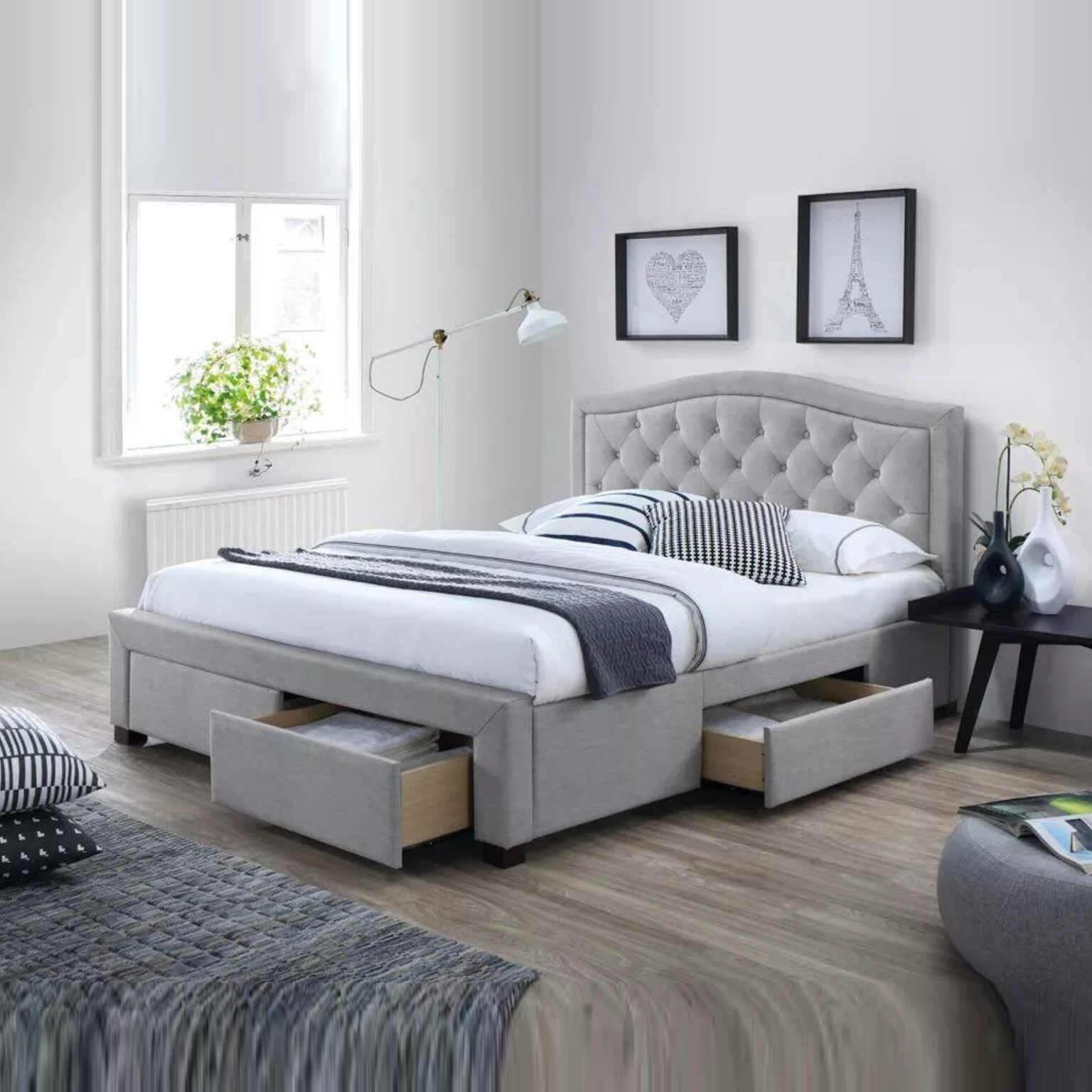 Dream Drawer Bed Light Grey | Perth Furniture and Fun